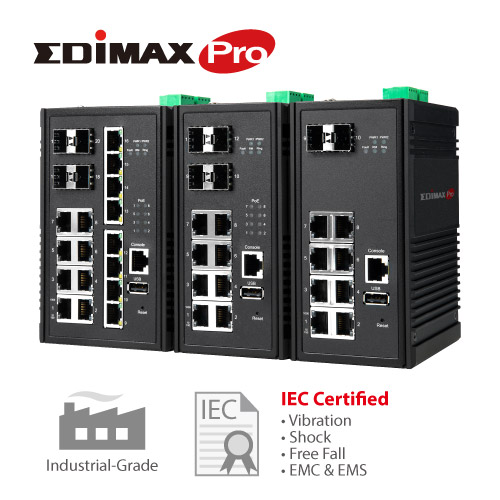 Edimax Pro Robust Industrial Managed Switch Press Release - EDIMAX