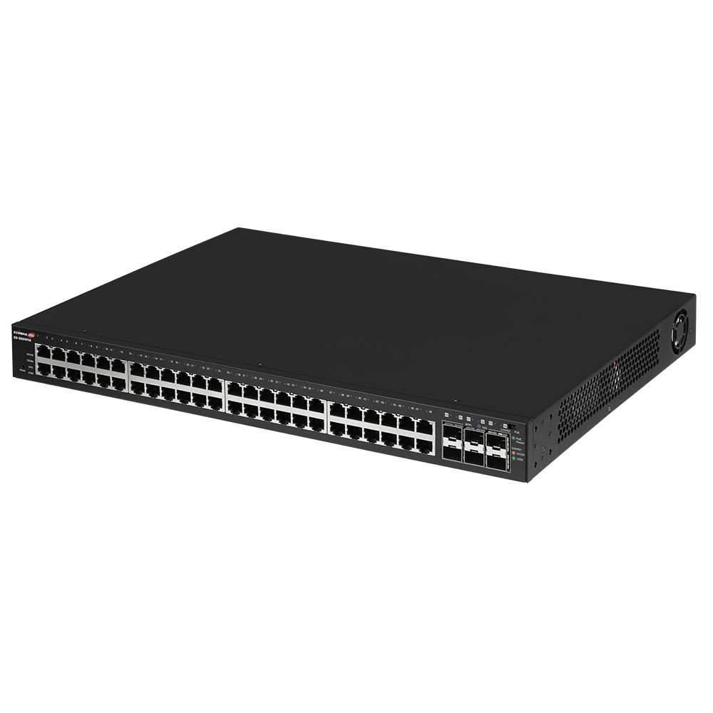 GS 5654PLX 54 Port Gigabit PoE Long Range Web Smart Switch With 6 SFP 10G Ports EDIMAX EDIMAX